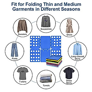 PetOde Shirt Folder Clothes Folding Board Shirt Folding Board t Shirts Clothes Durable Plastic Laundry folders