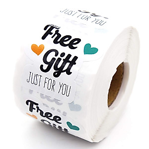 Thank You Sticker, Small Business, Handmade Sticker,Packaging Sticker, 500 PCS (Free)