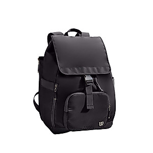 WILSON Womens Fold Over Backpack Black