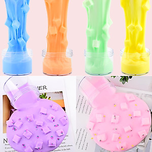 11 Pack Butter Slime Kit, Cream Jelly Cube Slime, Milk Pudding Slime, Q Bomb Slime Party Favors for Kids, Soft and Non-Sticky, Stress Relief Toys for Girls Boys, Scented DIY Cute Stuff