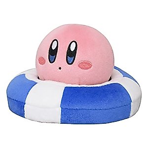 Sanei Boeki Kirby 30th Plush Toy, Hole in One, Height 3.7 inches (9.5 cm)