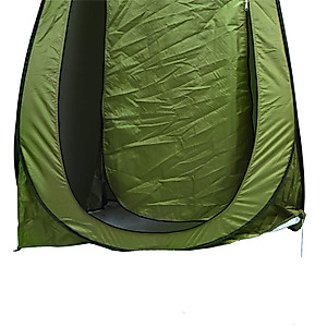 XKMT- Beach Portable Pop Up Changing Tent/Outdoor Privacy Tent/Camping Toilet Tent/Window Rain Shelter/Foldable with Carry Bag [P/N: ET-OUTDOOR005-GREEN]