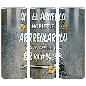 Casitika Abuelito Gifts In Spanish. Regalos Para Abuelo En Español Del Dia Del Padre. 20 Oz Grandpa Tumbler. Fathers Day Or Birthday Cup. (Arreglar)