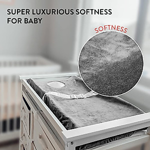 Prince Lionheart IllumiPAD Changing Pad Cover, Grey