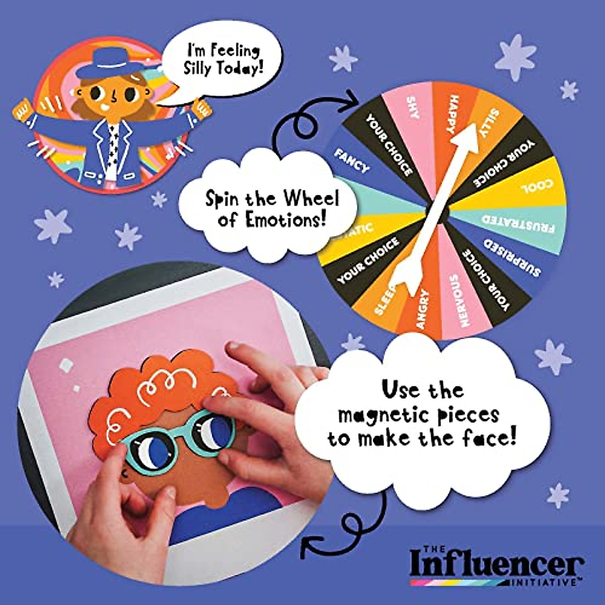 The Influencer Initiative Make A Face - Self Expression Magnetic Activity Set