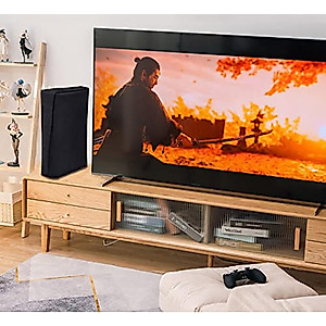 Anti Dust Cover for PS5 Console,Sony PlayStation 5 Game Console Digital Edition & Disc Edition Dustproof Waterproof Protector Sleeve,Soft Thick Protective Covers,Black