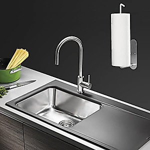 Emblshnt Under Counter Paper Towel Holder Wall Mount Paper Towel Holder, Hanging Paper Towel Holder Under Cabinet Paper Towel Holder, Wall Paper Towel Holder Wall Mounted, Paper Towel Holders