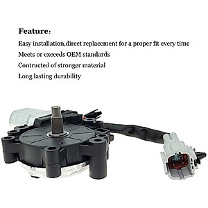Power Window Lift Motor Front Left Driver Side for 2004-2014 Nissan Titan 2004 Nissan Pathfinder Armada 2005-2014 Nissan Armada 2004-2011 Infiniti QX56 Replace OE 80731-ZT01A 80731-9FJ0A