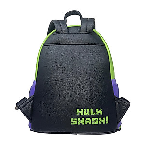 Loungefly The Incredible Hulk Marvel Comics Cosplay Womens Double Strap Shoulder Bag Purse