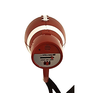 'Barwench Games' Football Shaped Megaphone with Voice, Siren and Built in Bottle Opener!