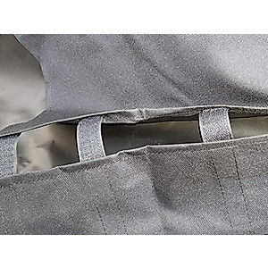 Grill Cover Fits Kamado Joe - Classic 18" & Big Green Egg Large Grills In Nests - Waterproof - 2 Year no BS Warranty! Free Bonus thermometer/timer!