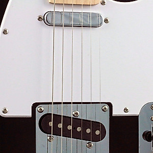 CNZ Audio Thinline TL Electric Guitar - Left Handed - Butterscotch Blonde Finish, Semi-Hollow Body, Amber Maple Gloss Neck and Fingerboard