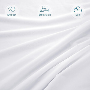 Full Size Zippered Mattress Protector(3/4/5/7/9/13Inches), Mattress Cover & Mattress Encasement Fits for Amazon Basics & ZINUS Box Spring Mattress, 6 Sides Wrapping Box Spring Cover