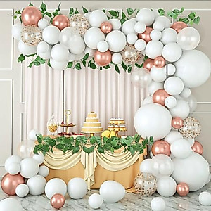 mizii 2 Strands Artificial Vines Scindapsus Garland 79" Real Touch Fake Vine with Silk Green Leaves Faux Hanging Plants Greenery Decoration for Bedroom Wall Party Wedding Room Decor