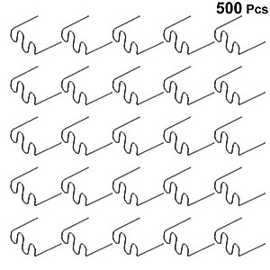 Wakauto 500pcs Welding Rods Hot Staple Repair Machine Plastic Welding Hot Stapler Car Auto Bumper Repair Pre Cut Wave Staples 0.6mm