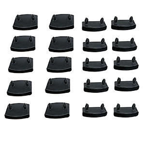 Meuey Lyot-55mm x 9mm Bed Slat Holders Replacement Bed Slat Holders Suitable for Bed Support slats Bed Center(10 Center Covers and 10 end Covers for Bed Support) slats Bed Support slats