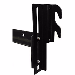 CAFORO #711 Bolt-On to Hook-On Conversion Bed Frame Brackets, Bed Rail Headboard Bracket, Bed Hook Adapter Kit (Set of 2)