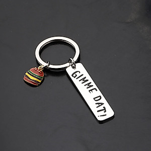 GIMME DAT ITYSL Gift Comedy TV Show Fans Gift Netflix Show Keychain Cheeseburger Jewelry (GIMME DAT)