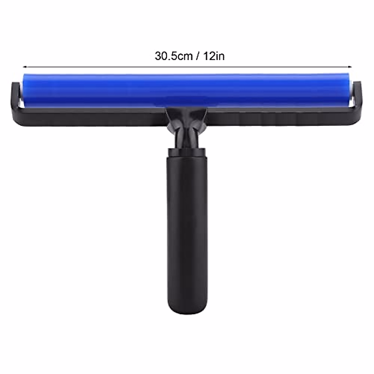 Roller, Silicone 150°C Melting Point Anti Static Wear Resistant Film Roller High Elasticity for Office for Living Room(12 inches)