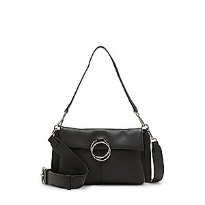 Vince Camuto Womens Livy Shoulder Bag, Black, One Size US