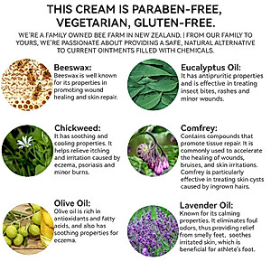 Heat Rash Itch Relief, Extra Strength Cream, Jock Itch, Athlete's Foot Hand Skin, Tinea Versicolor, Armpit, Itchy Feet, Psoriasis, Scalp Dandruff, Fast Relief for Eczema, Rosacea, 24h Soothing Treat