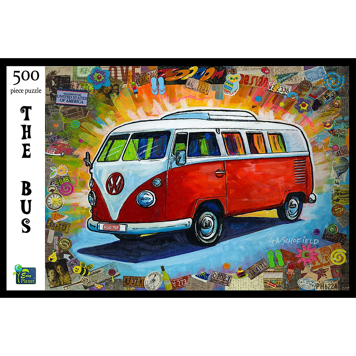 The Bus 500 Piece Jigsaw Puzzle