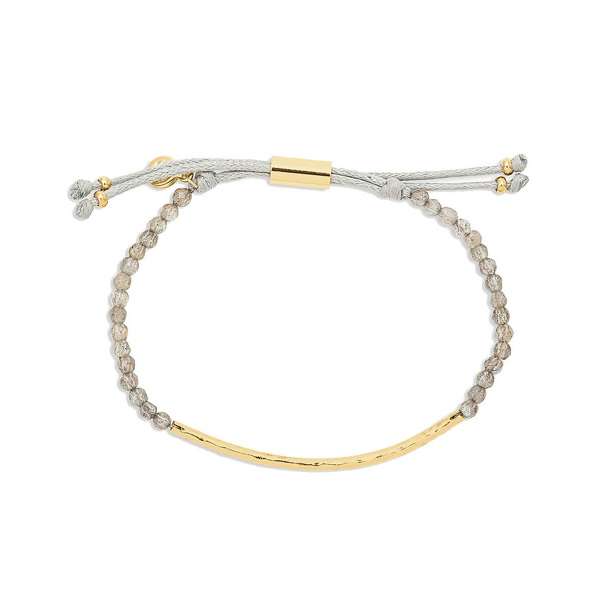gorjana Women's Power Beaded Gemstone Bracelet for Balance, 18k Gold Plated