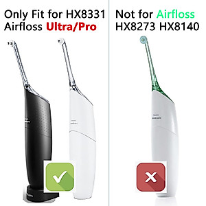 HX8032 AirFloss Replacement Nozzles Compatible with Philips Sonicare AirFloss Ultra HX8331/HX8332/HX8340/HX8341/HX8381/HX8401,Generic SonicCare AirFloss Replacement Heads(3 Count)