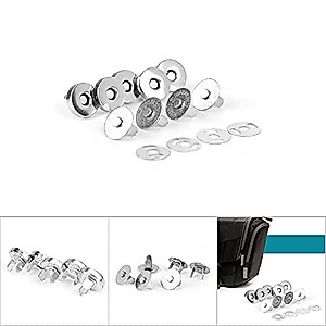 14mm Magnetic Button Clasp Snaps, Magnetic Sewing Buckle, Handmade Knitting Buttons Sets, for Sewing, Craft, Bags, Clothes (01)