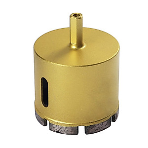 2-3/8 Inch Masonry Hole Saw, Diamond Hole Saw, Heavy Duty Dry Core Bits for Concrete, Brick, Cinder Block, 3/8 inch Shank, Core Drill Bit Extra Long Depth of Cut