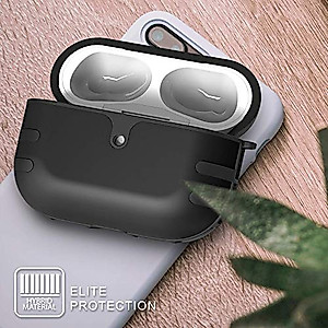 CustomCustom Personalized Protective Cover Compatible with Rugged Airpod Pro Case -Custom Name Black