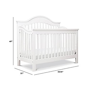 DaVinci Jayden 4-in-1 Convertible Crib in White, Greenguard Gold Certified