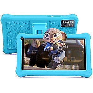 Kids Tablet Android 11 Tablet 7 inch for Kids, 3GB RAM 32GB ROM 128GB Expand,Google Certificated, Kids Software Pre-Installed, Bluetooth, WiFi.……
