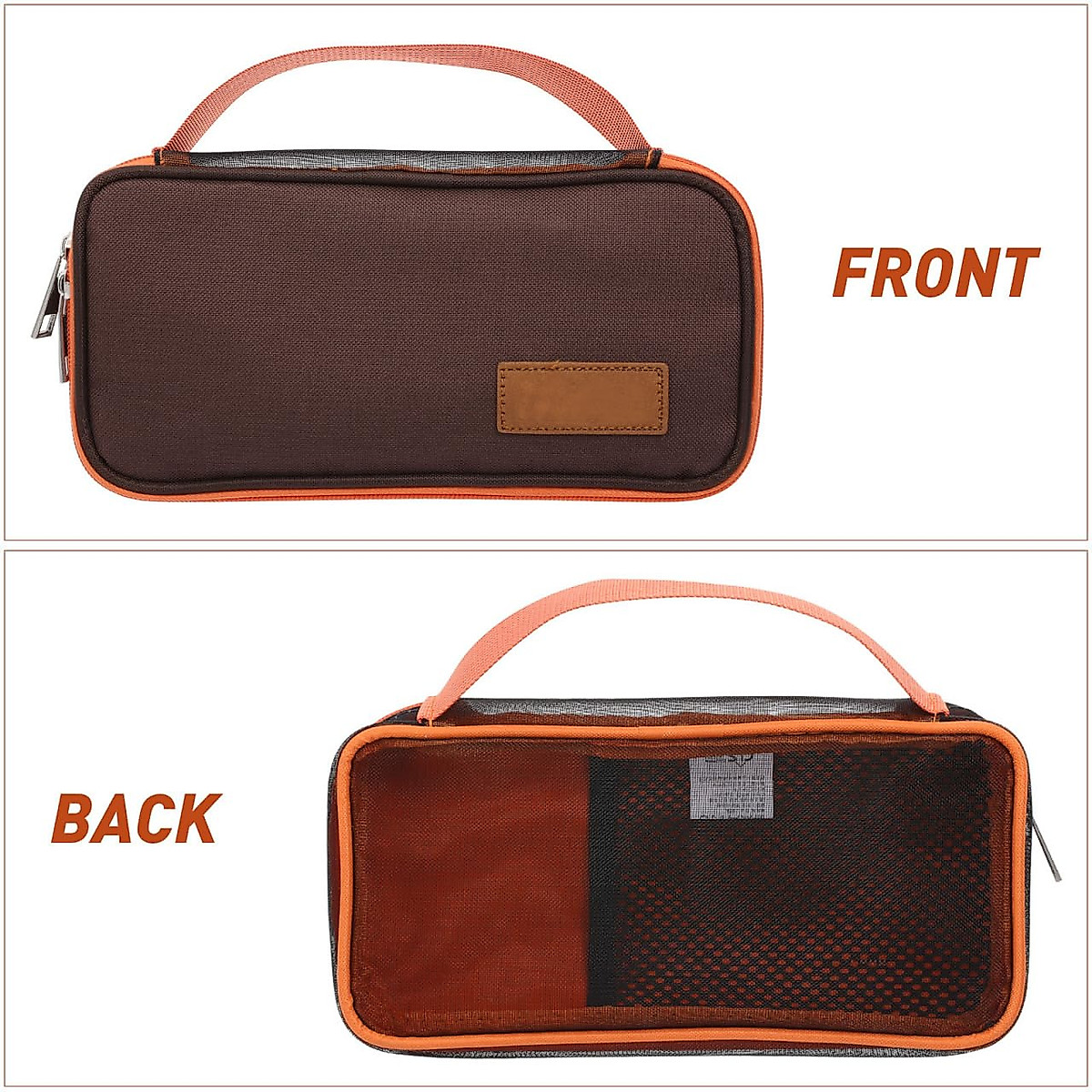 Camping Utensil Bag Travel Cookware Storage Bag Portable Silverware Bag Cooking Utensils Organizer Tableware Fork Spoon Chopsticks Organizer for Outdoor Travel Picnic Camping