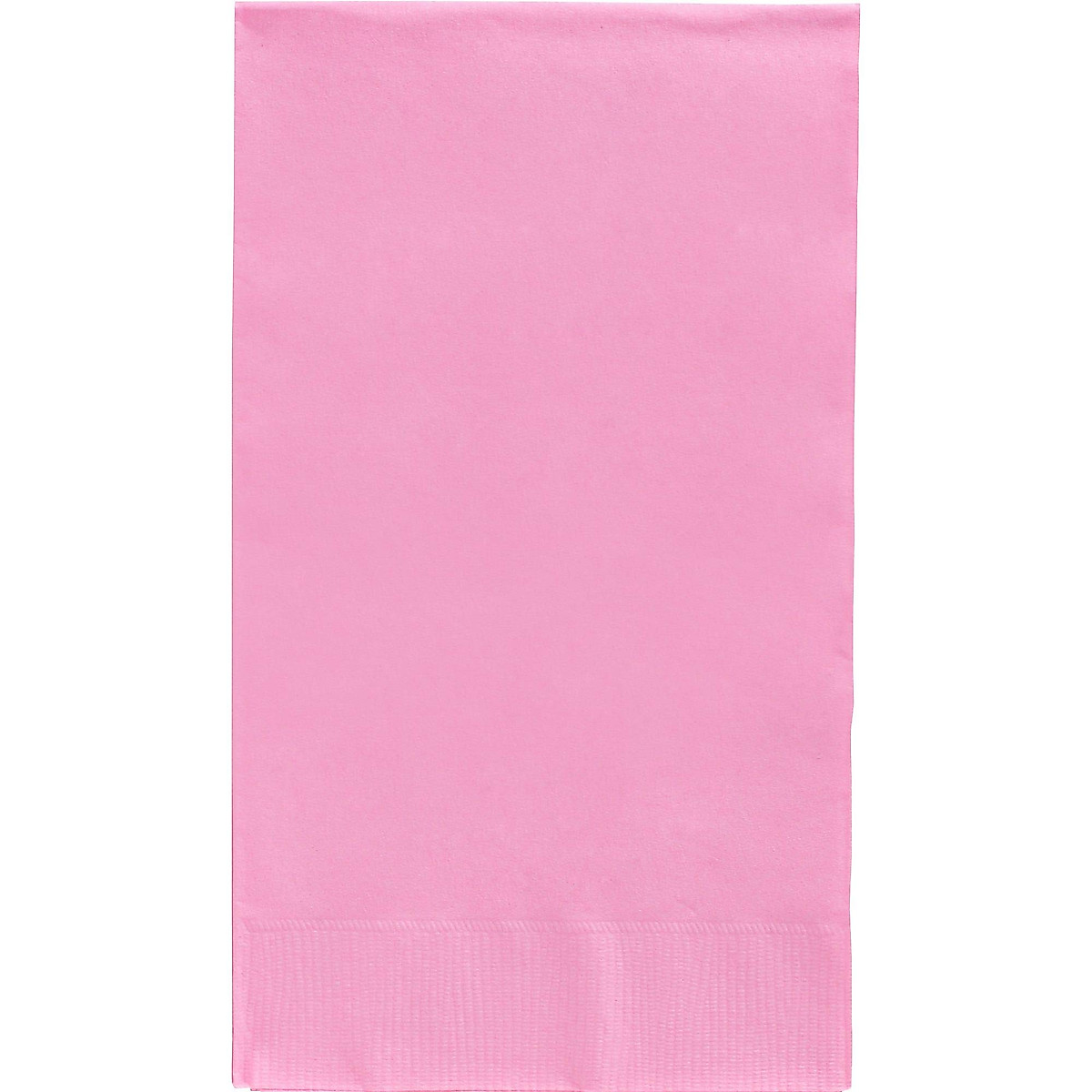New Pink 2-Ply Guest Towels - 8" x 4" (Pack Of 40) - Luxury Paper Hand Towels For Parties & Events