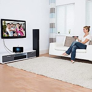 2023 TV Antenna Digital Indoor HDTV Antenna 350+ Miles Range with Signal Amplifier, Digital HD Antenna Support 4K 1080P VHF UHF All Television Free Local Channels, 18ft Coax Cable/AC Adapter