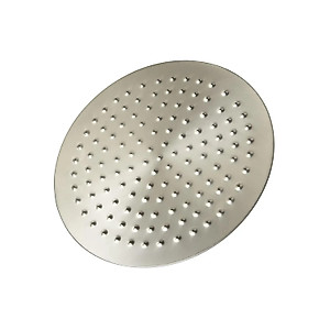 Signature Hardware 401373 Bostonian 1.8 GPM Single Function Rain Shower Head - Brushed Nickel