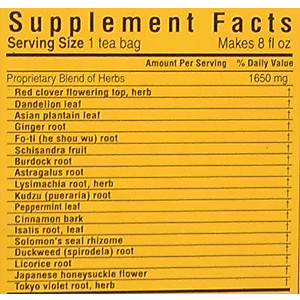 Triple Leaf Tea: Tea,Detox, 20 ct