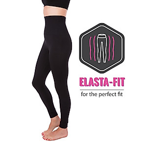 Homma Activewear Thick High Waist Tummy Compression Pants Slimming Body Yoga Leggings Postpartum Pants Black L