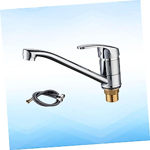 Homoyoyo Water Tap Water Faucet Black Tub Faucet Kitchen Sink Sprayer Faucet Kitchen Sink Faucet Gold Kitchen Faucet Bathtub Faucet Waterfall Faucet Single Hole Accessories