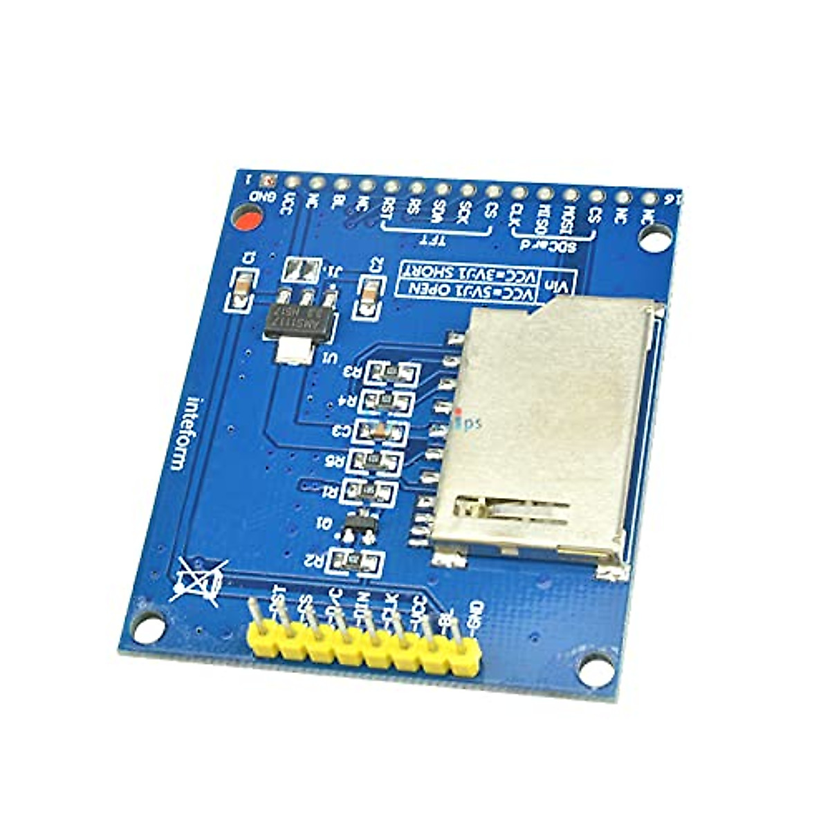 Midzoo Mini 1.8 Inch 128x160 Serial SPI TFT LCD Module Display with PCB Adapter IC Dot Matrix 3.3V 5V IO Inerface Cmmpatible 1602 5110
