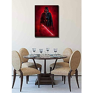 LCVME Da-r-t-h Poster Canvas Art Poster and Wall Art Picture Home Decor Painting EMXEE (No Frame,16"x24")