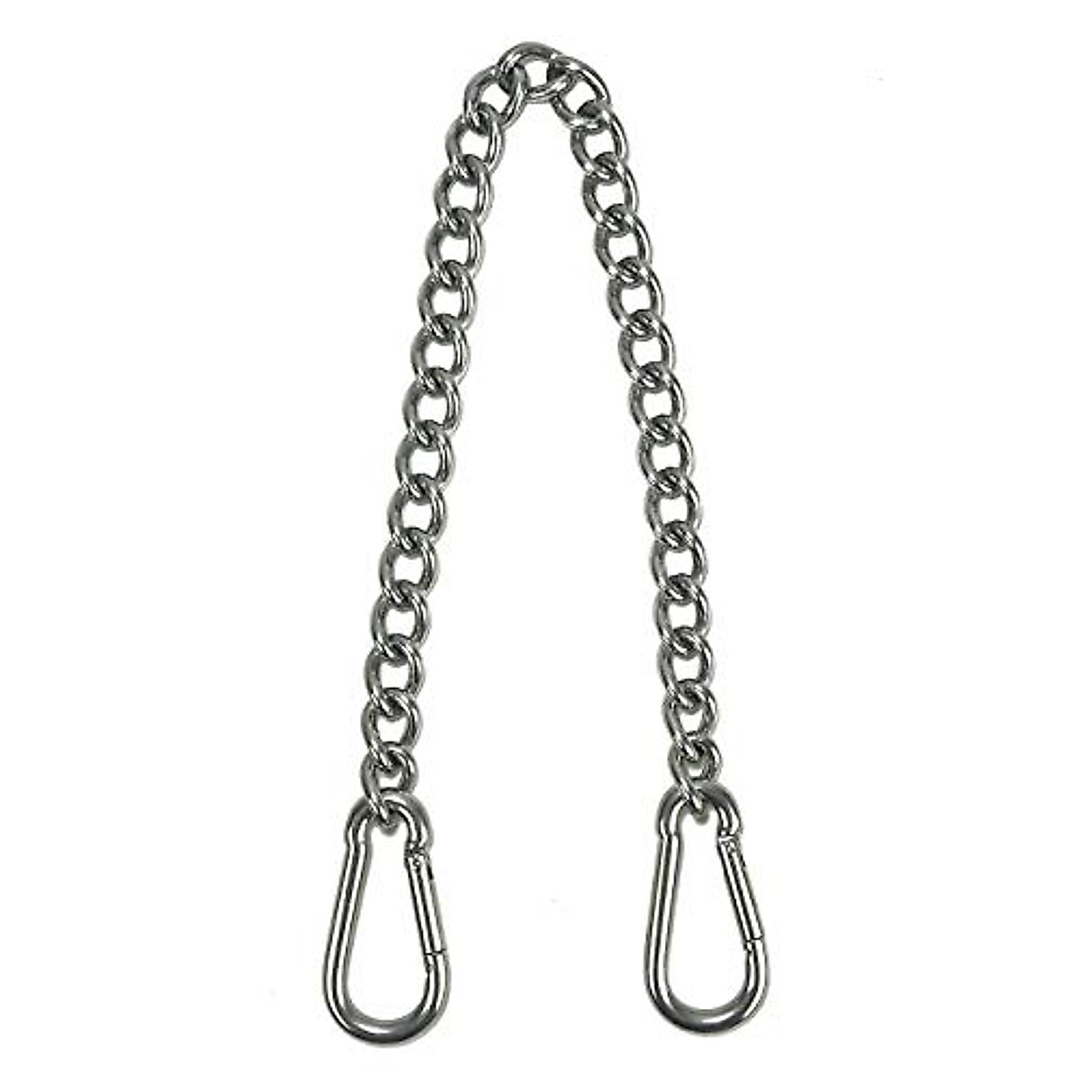 Hanging Chair Chain with Two Carabiners, Stainless Steel Hanging Kits for Hammocks Punching Bags Heavy Duty 400LB Capacity Indoor Outdoor