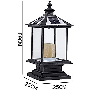 ZPTECH Outdoor wall light Outdoor Light Post Lamp Solar Lamp Column Lights Super Bright Patio Lights Aluminum Pole Light Home Outdoor Villa Waterproof Simple Garden Lights Wall Light Path Light Hangin