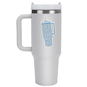 Stanley Tumbler Stickers for Water Bottles, 30 PCS Vinyl Waterproof Cute Stickers for Stanley Cup, Hydroflask, Laptop, Skateboard & Phone, Luggage Stickers for Teens Girls Kids