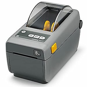 ZEBRA ZD410 300 dpi Direct Thermal Only Desktop Printer - USB and USB Host, Modular Connectivity Slot - 2" Print Width, 4 IPS, Monochrome Barcode Label Printer - ZD41023-D01000EZ YKGAV