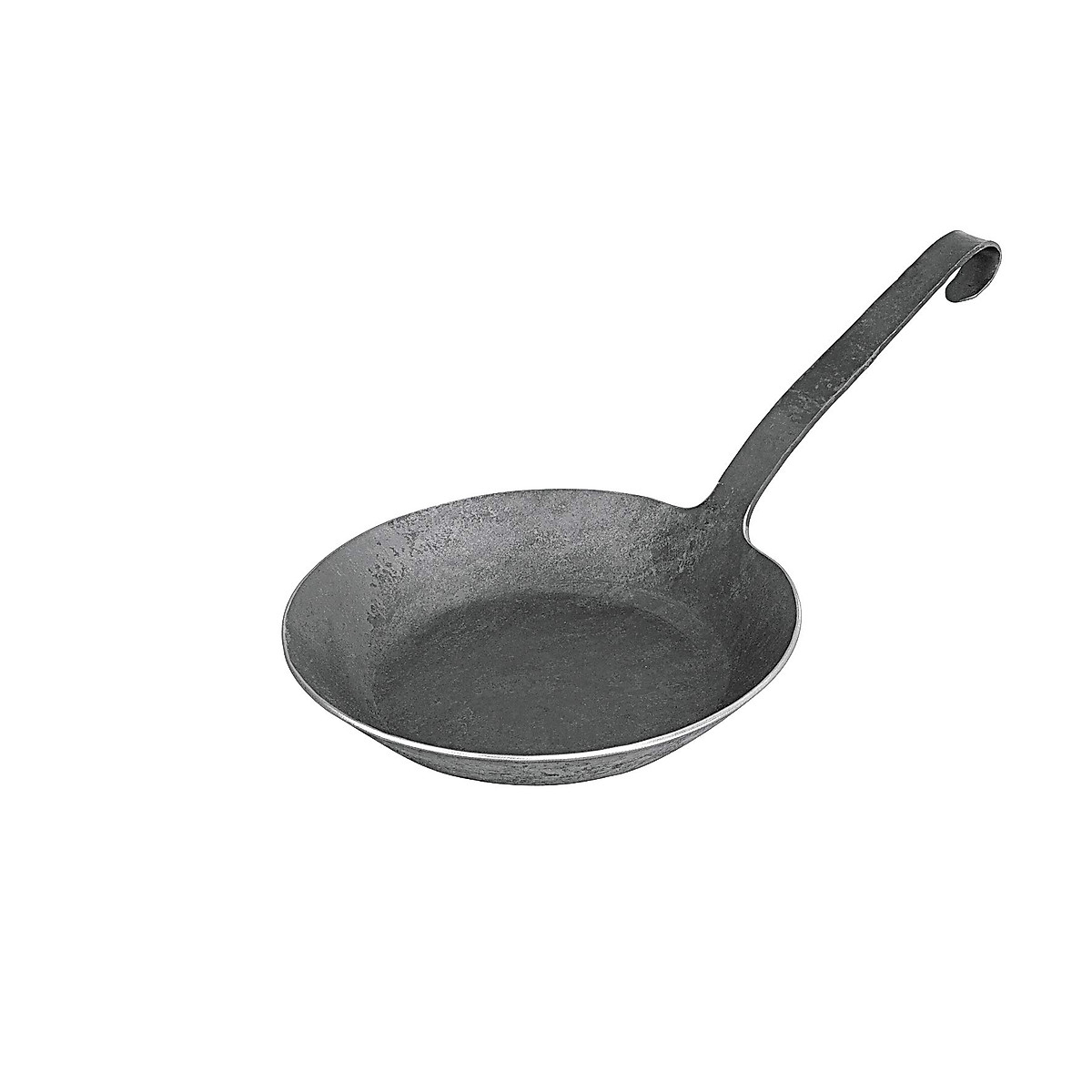 Turk 65520 Frying Pan with Flat Hook Handle, 20 cm, Iron, Black