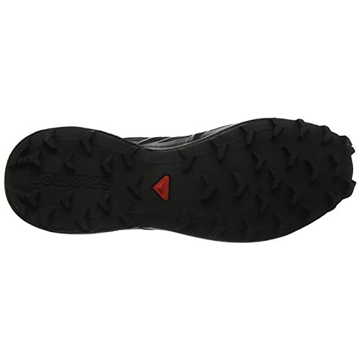 Salomon Men's Speedcross 4 Trail Running, Black/Black/Black Metallic, 12