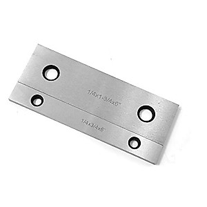 WEN 10349 18-Piece Precision-Ground 1/4-Inch Parallel Sets with Case, Chrome