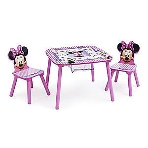 Disney Minnie Mouse Storage Table and Chairs Set Delta Children